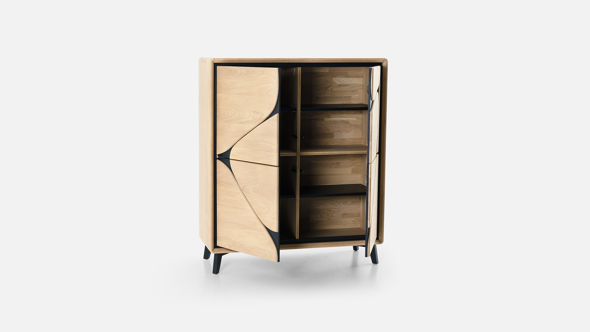 Meuble haut 4 portes FRANCE | En chêne massif | Mobilier de France (Canada)