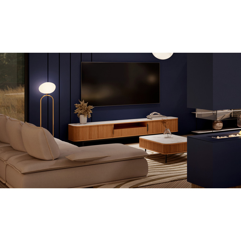 Meuble TV design bois - Ensemble TV haut de gamme | Mobilier de France ...