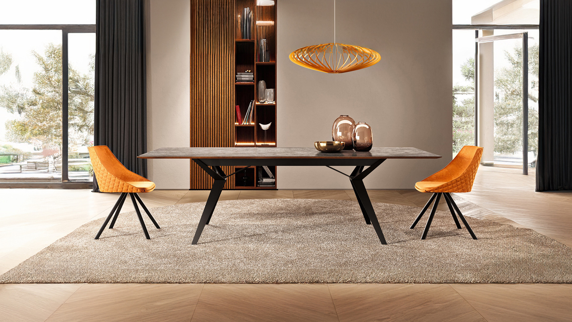 Table de repas extensible PIANA | Une salle à manger haut de gamme ...